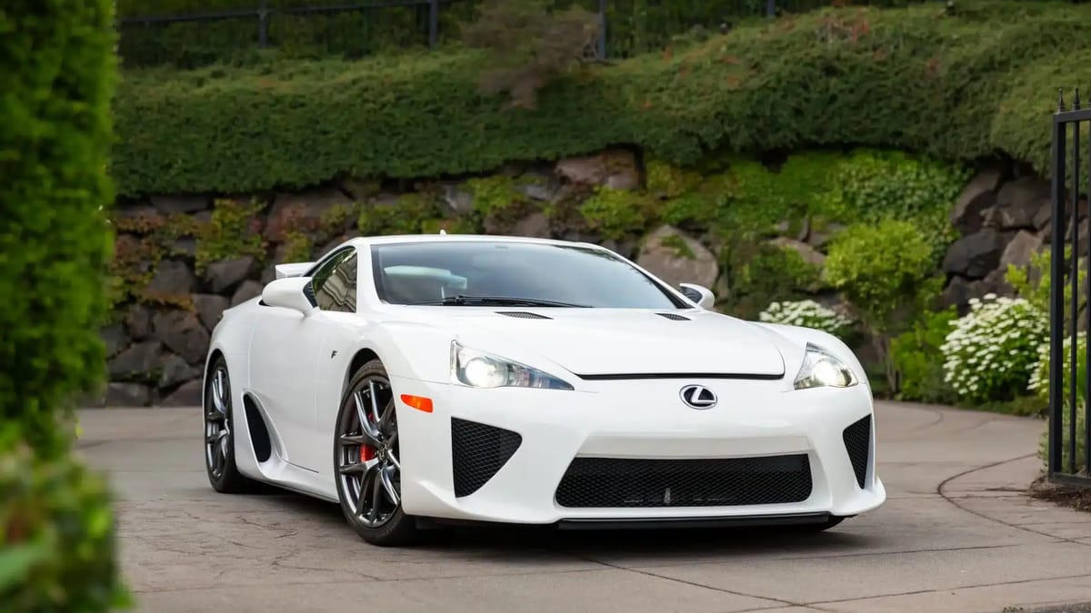 The 205th Lexus LFA is selling for an extremely high price despite ...