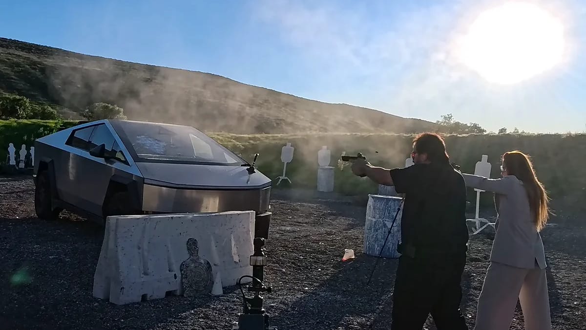 California men put Tesla Cybertruck's bulletproof windows to the ...