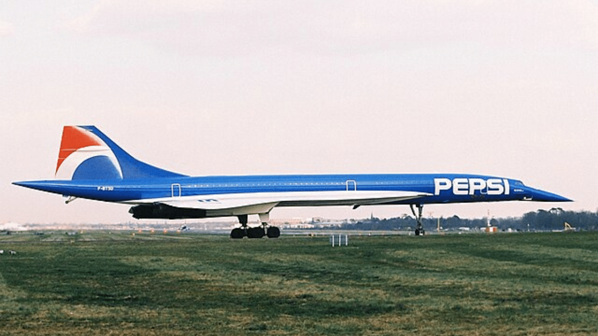 Pepsi once repainted a Concorde as part of a $500M project and it had a ...