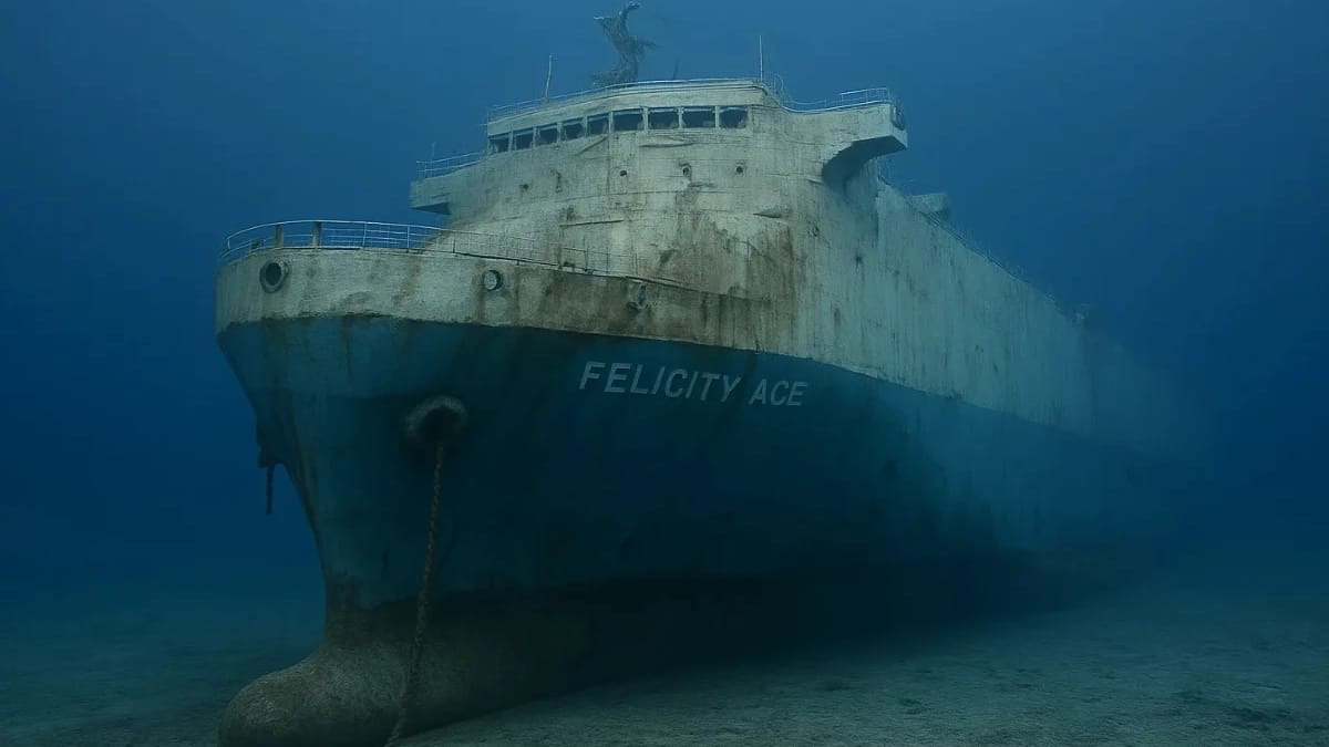 4,000 supercars worth $400M lie at the bottom of the ocean after ...