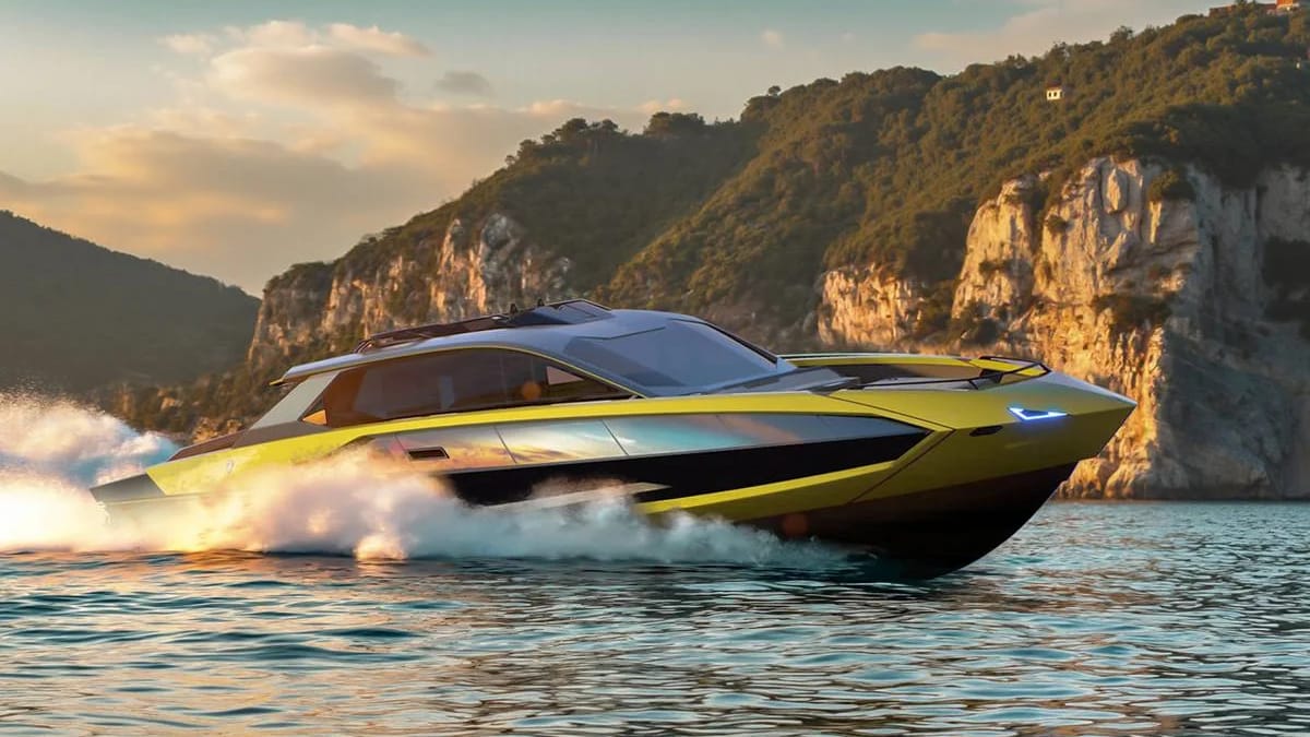 Lamborghini sells its first 101-foot superyacht to mystery millionaire ...