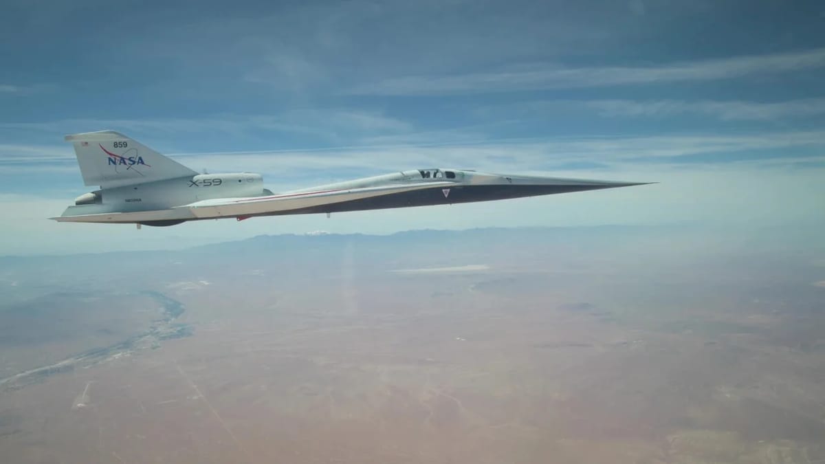 NASA's 'Son of Concorde' X-59 jet completes important test flights to ...