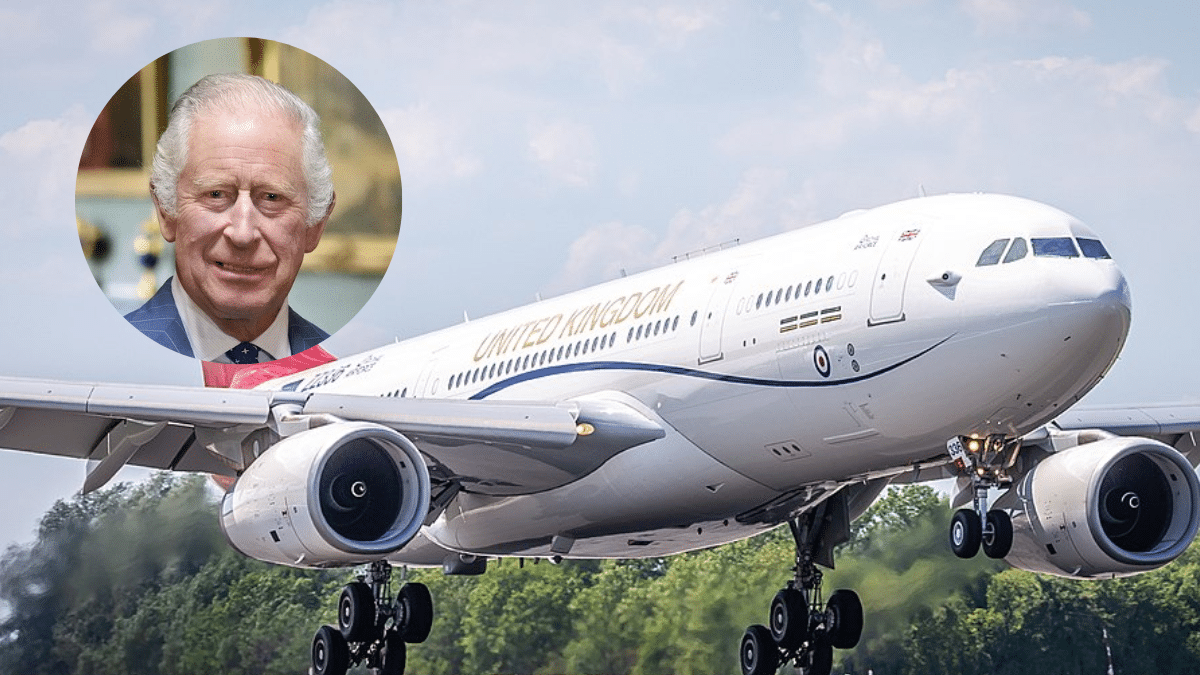 Royals give inside look at King Charles private jet, it’s literally fit ...