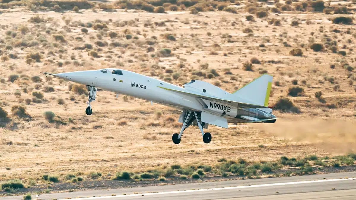 Boom Supersonic’s XB-1 reached unbelievable speeds above Mojave Desert ...