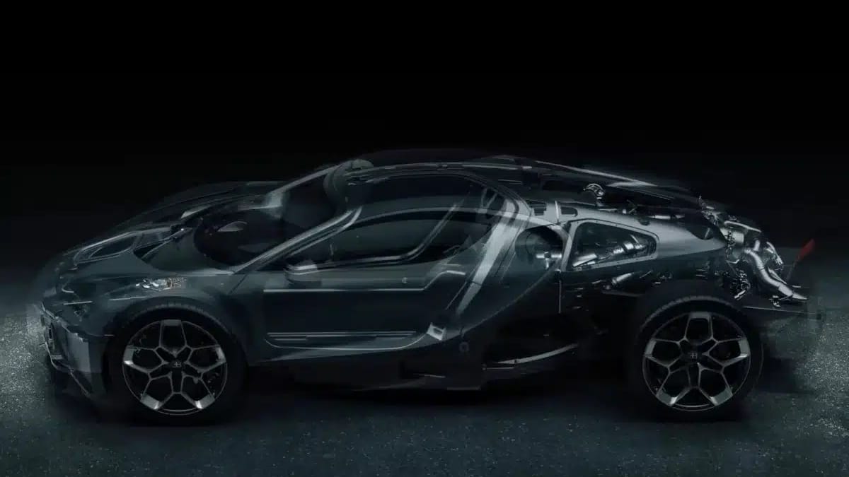 Bugatti shows what the Tourbillon looks like stripped down to its bare ...