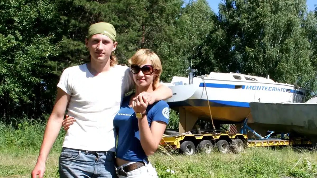 Couple spent 10 years building two huge homemade yachts in their backyard