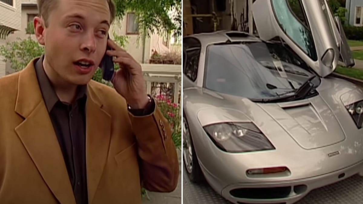 $1m McLaren bought by Elon Musk in 1999 now worth jaw-dropping figure