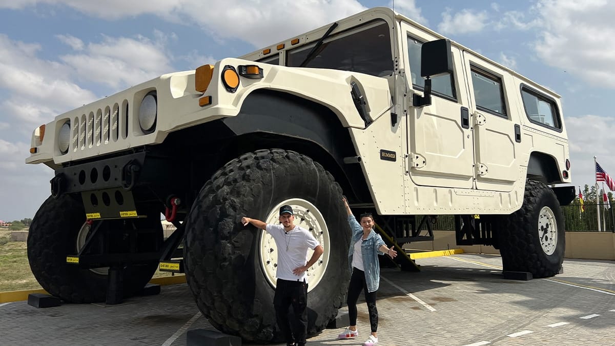 World's largest Hummer owned by UAE sheikh is 21-feet tall and has two ...