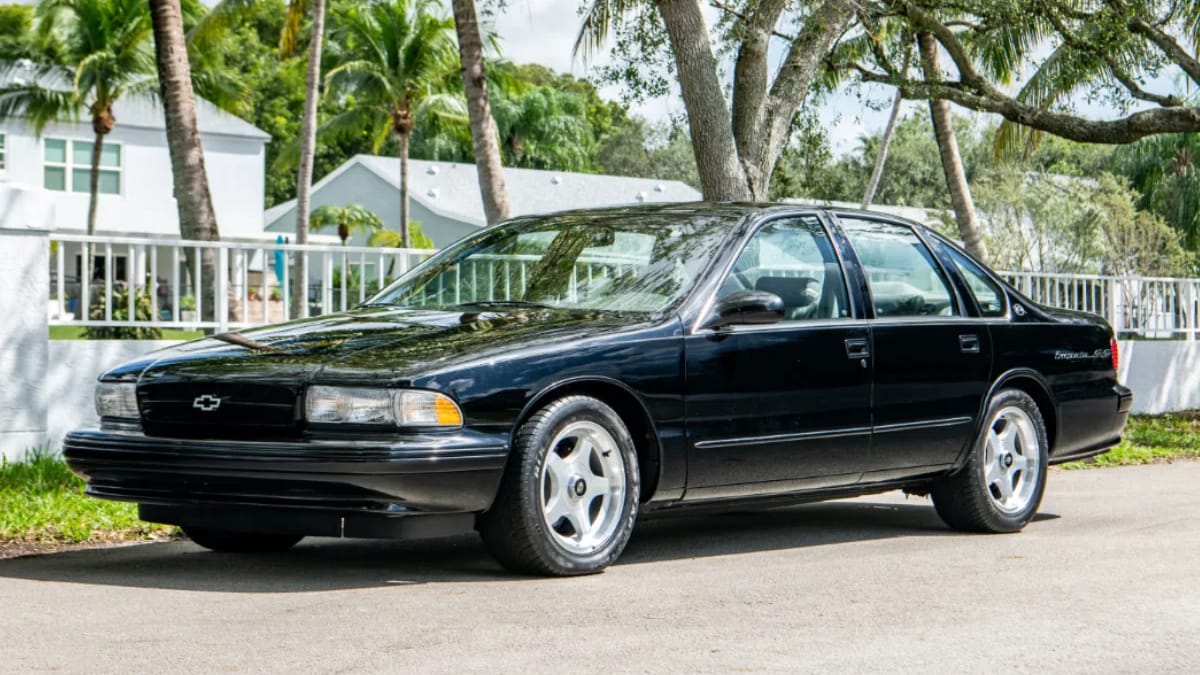 Untouched 1996 Chevy Impala SS with 79 miles is auction-bound after ...