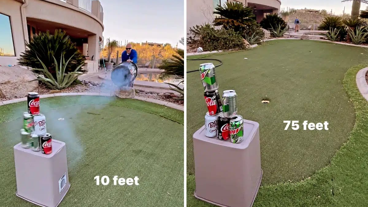 YouTube scientist creates wild air vortex cannon