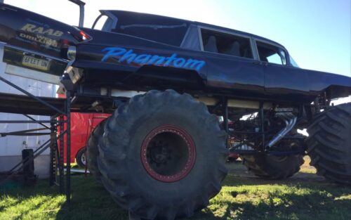 1961 Cadillac hearse monster truck with 14 seats for sale in PA for $100K
