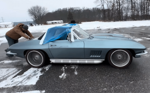 1967 Chevy Corvette damaged by hurricane given a new life