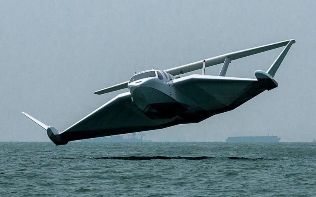 The incredible boat that can FLY above the water at nearly 200km/h ...