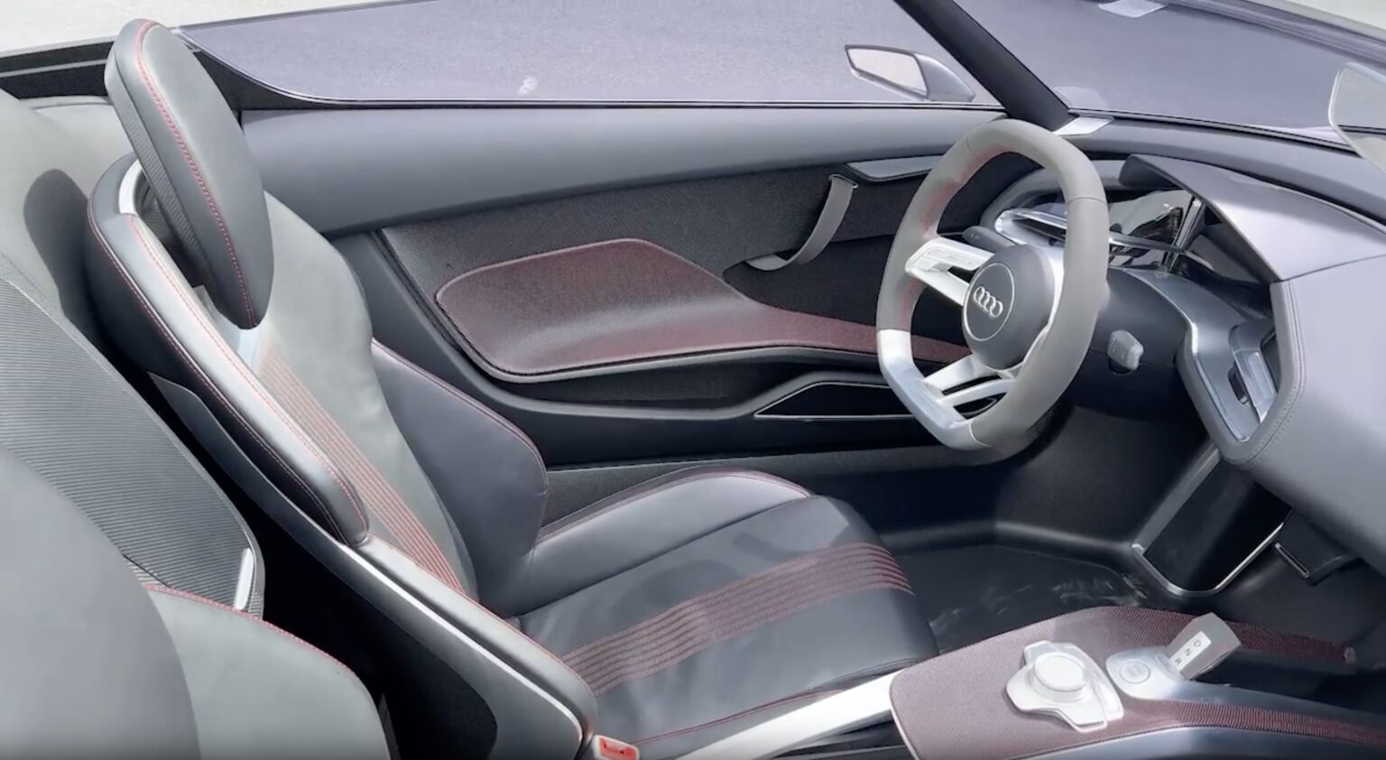 Meet the roofless retro-futuristic Audi E-Tron Spyder