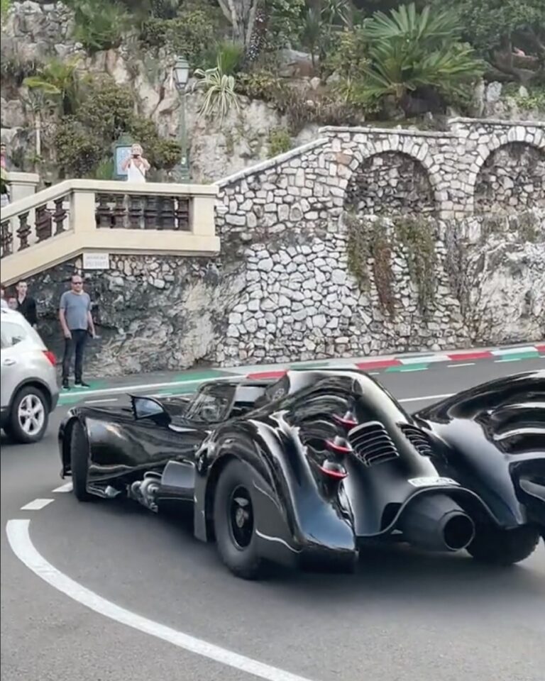 Footage of the real-life Batmobile in Monaco goes viral