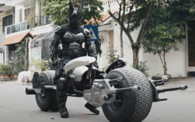 Man creates home-made Batpod that's actually rideable