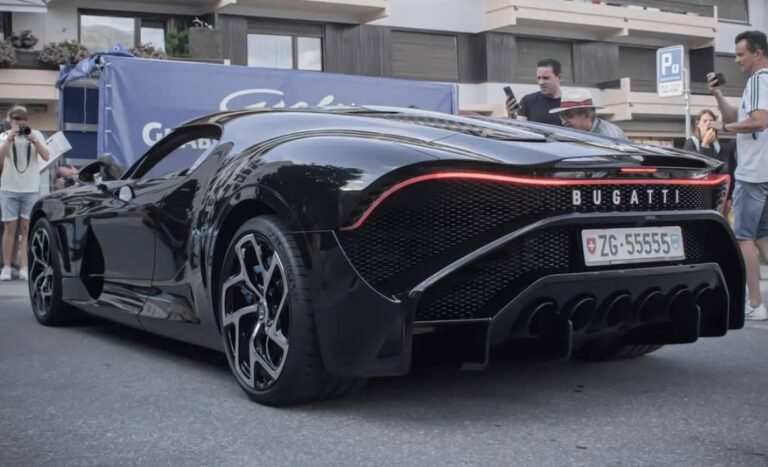 $18m Bugatti La Voiture Noire spotted in Croatia wearing Swiss license ...