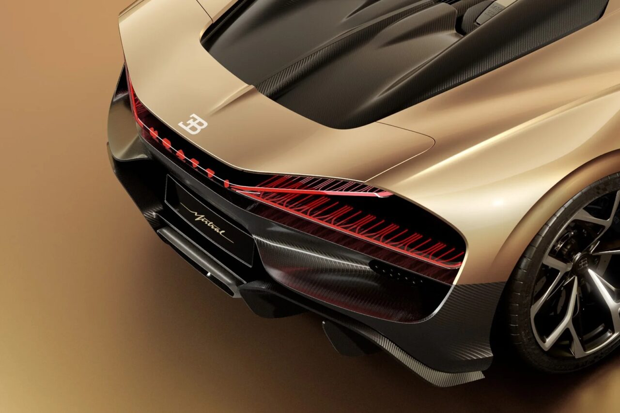 Bugatti Mistral gets gold touch ahead of Monterey Car Week