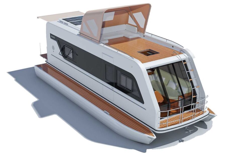 This caravan transforms into a houseboat – Supercar Blondie