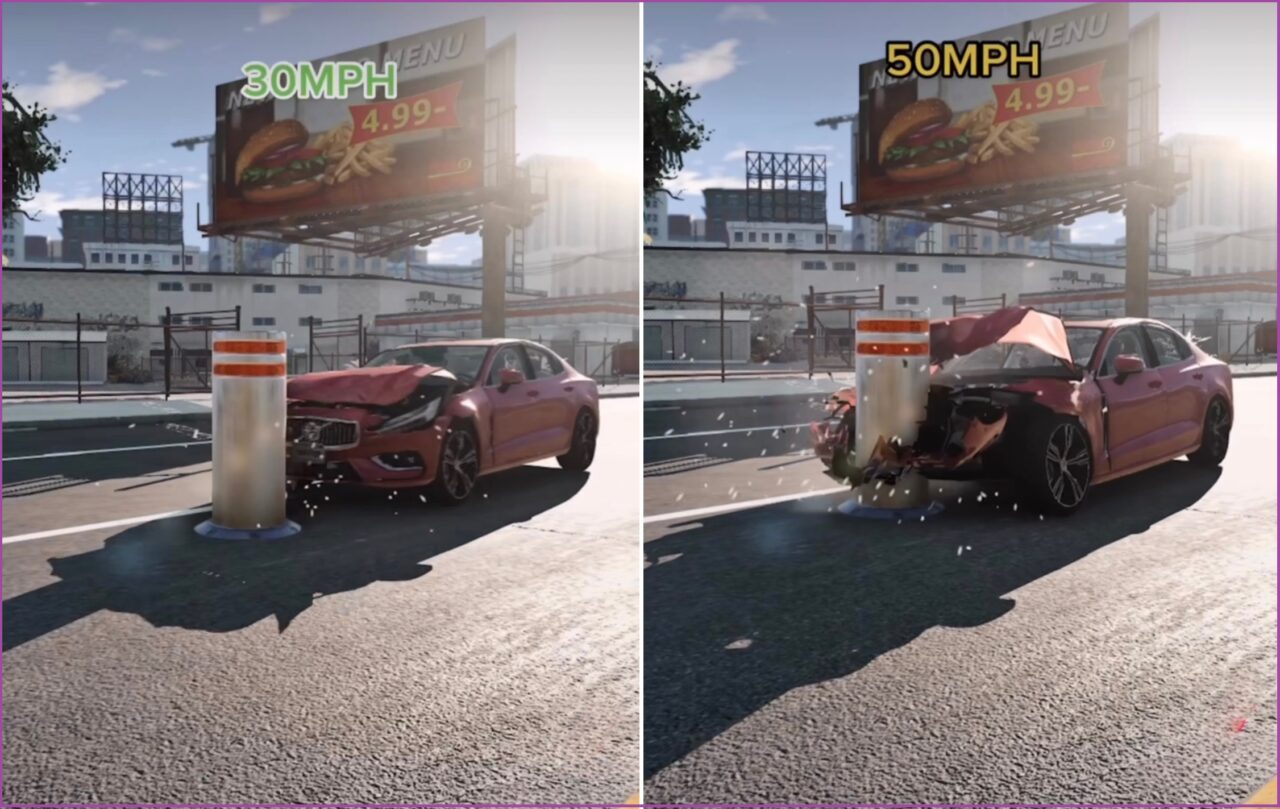 This is what happens when you crash at 260 mph