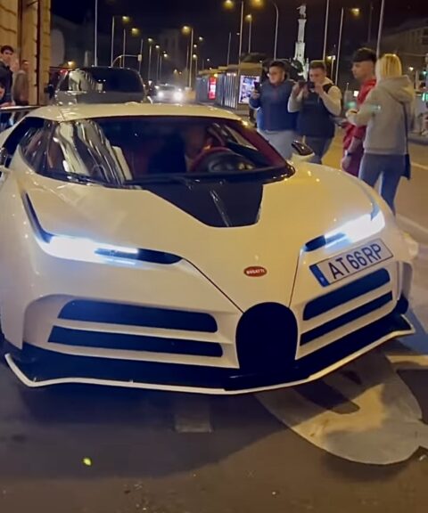 Cristiano Ronaldo spotted with $9m Bugatti Centodieci