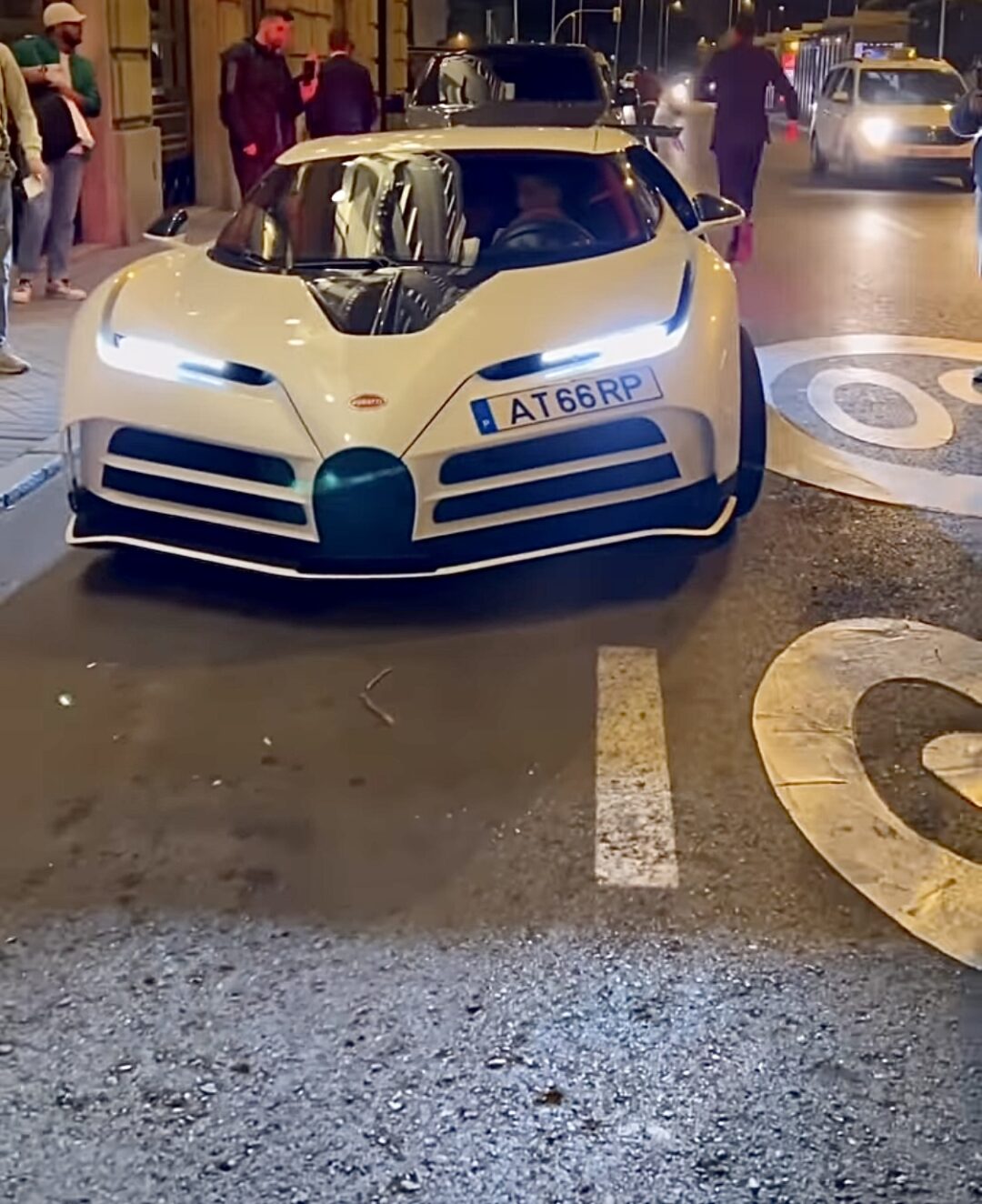 Cristiano Ronaldo spotted with $9m Bugatti Centodieci