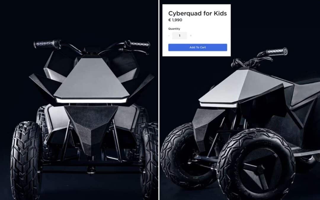 Tesla Cyberquad for kids is now available in Europe
