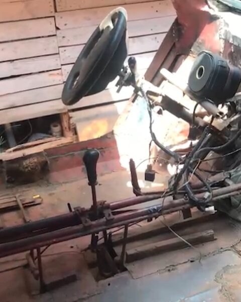 This guy just built his very own DIY car out of scrap metal