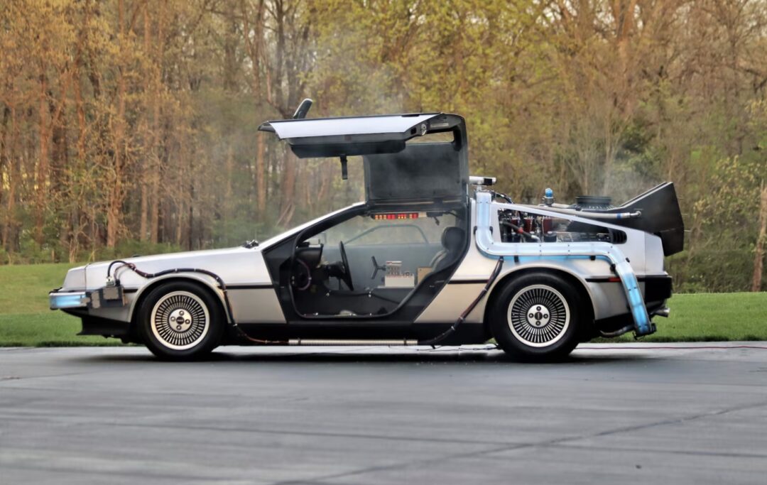 This Back to the Future DeLorean replica is up for grabs