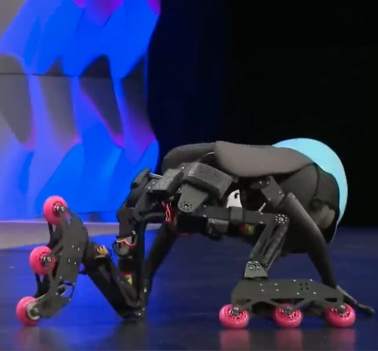 Disney unveils its newest prototype, a roller skating bunny