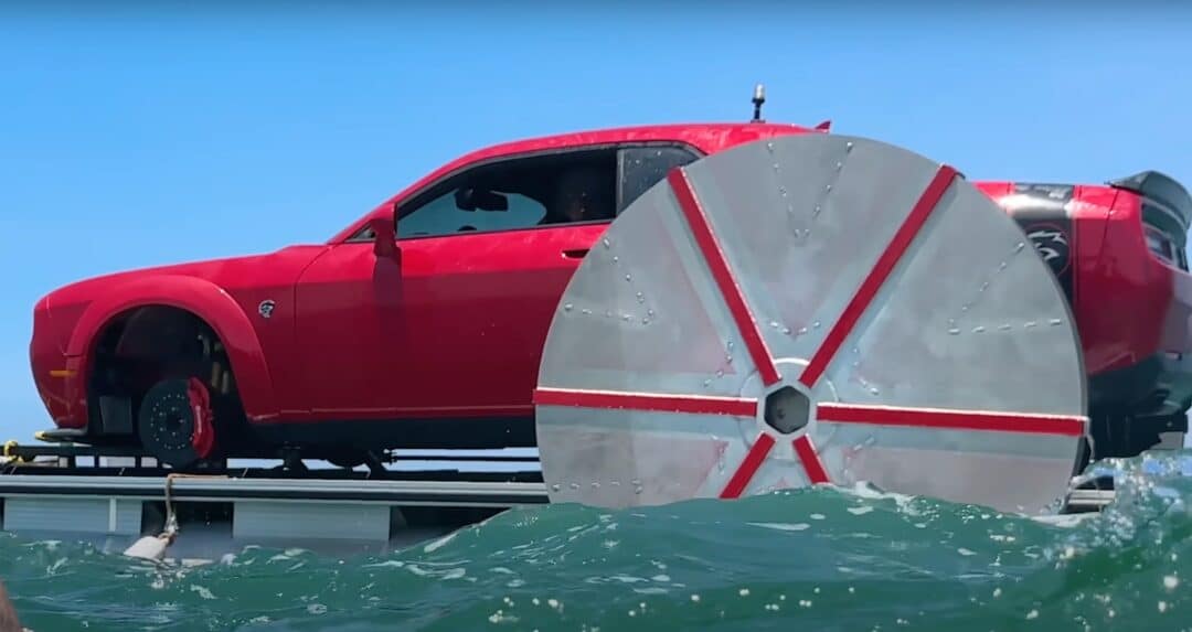 This 700hp Dodge Hellcat boat is the ultimate luxury toy