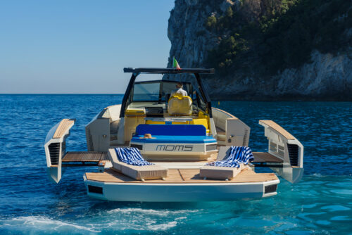 This Evo boat has a transforming deck