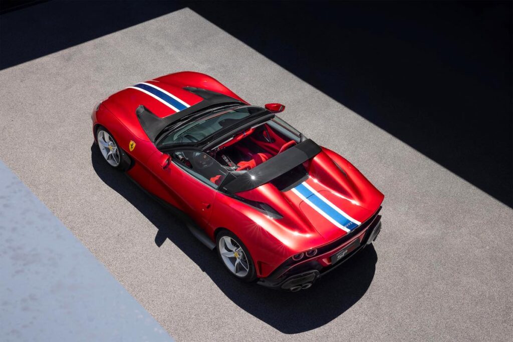 Ferrari has revealed its latest one-off build, the SP51 roadster