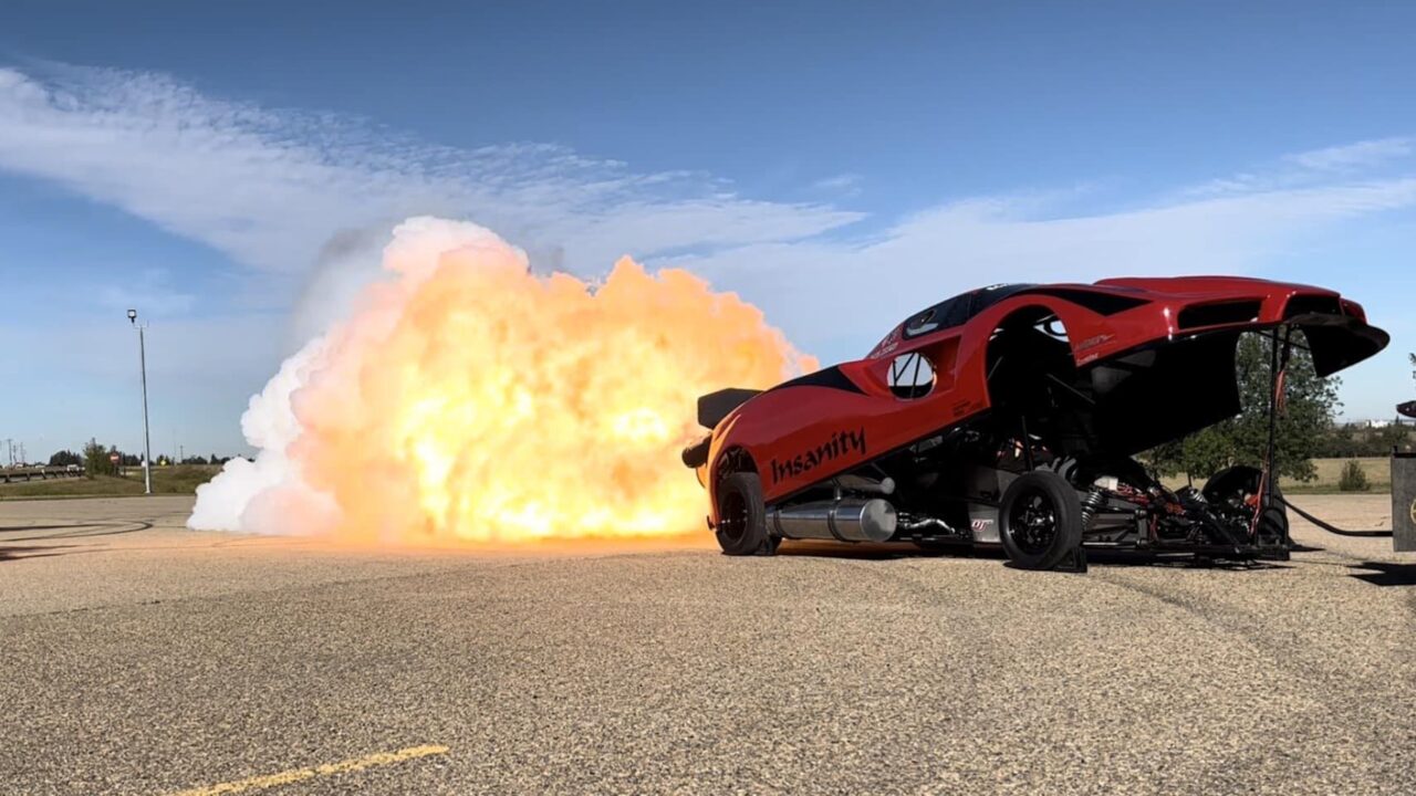 Jet Powered Ferrari Enzo dragster took 17 years to build