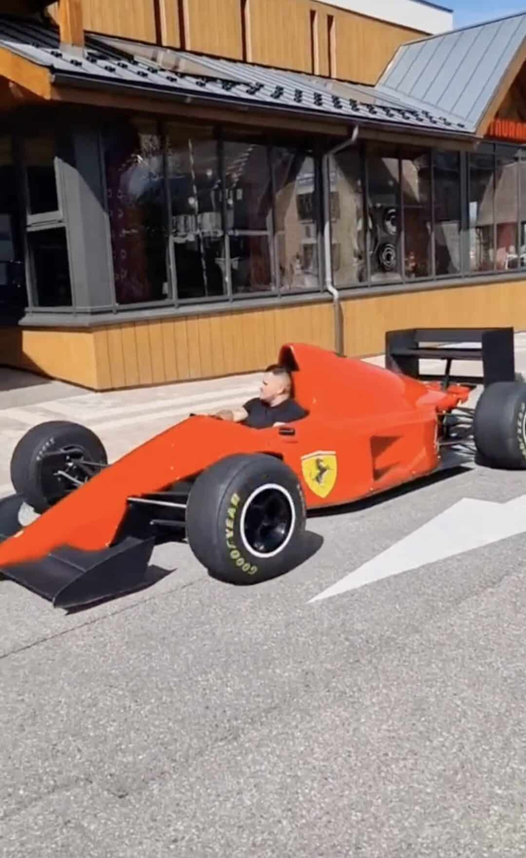 Abandoned Ferrari F1 car is restored to its former glory