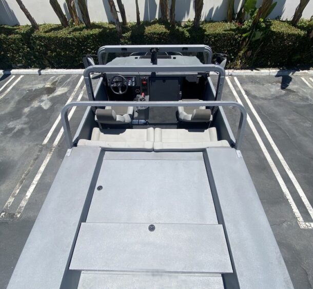 Watch this Hummer transform from boat to truck in seconds