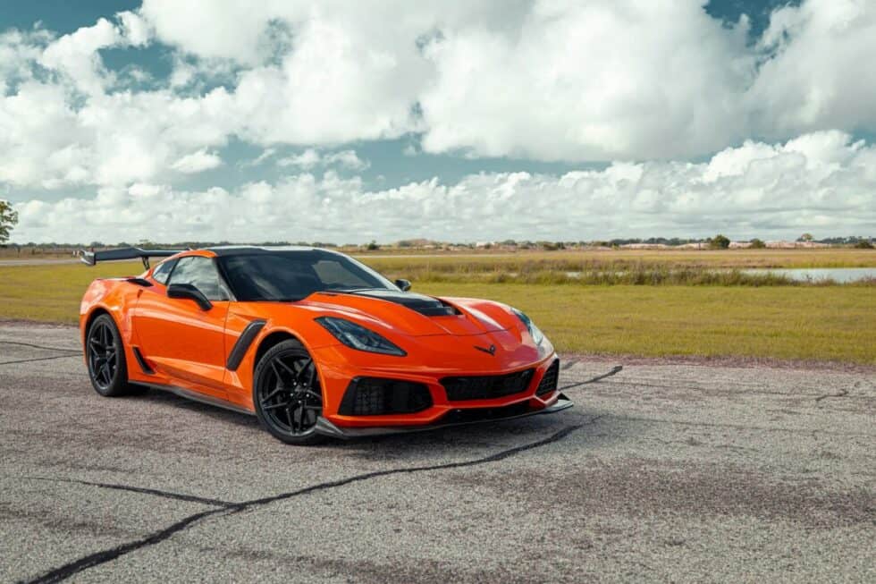 Hennessey gives the Chevy Corvette 1,000 hp and a massive wing