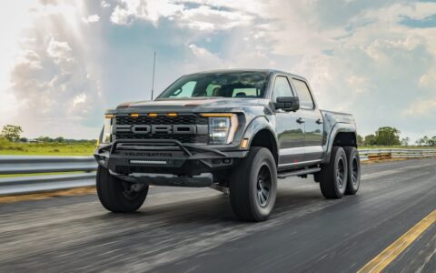 Hennessey has turned the Ford F-150 Raptor into a six-wheeled beast ...