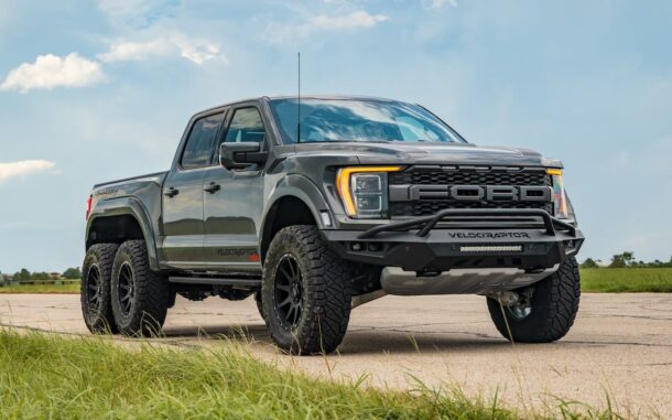 Hennessey has turned the Ford F-150 Raptor into a six-wheeled beast ...