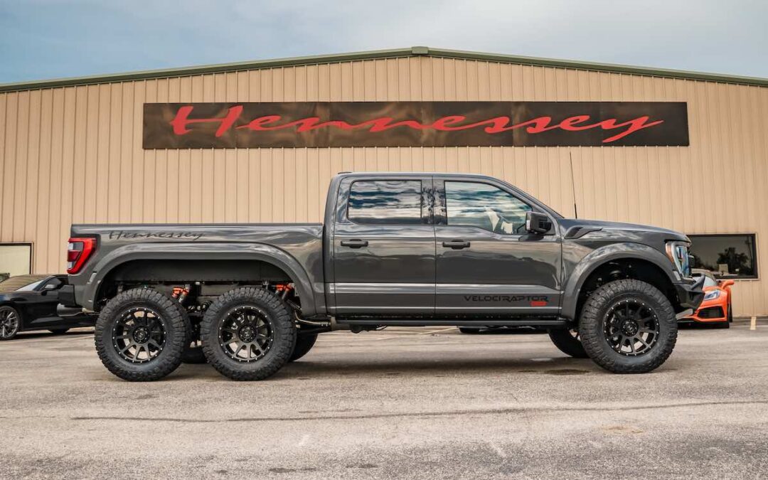 Hennessey has turned the Ford F-150 Raptor into a six-wheeled beast ...