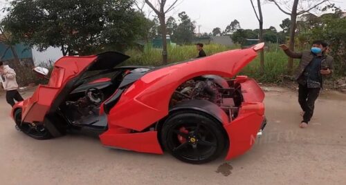 Believe it or not, this is a homemade Ferrari LaFerrari