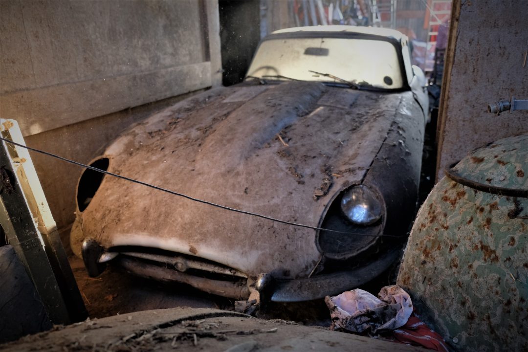 This super rare Jag was sitting under rags in a barn for decades, and ...