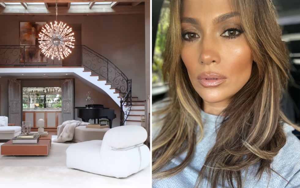 The interior of Jennifer Lopez mansion is unbelievable