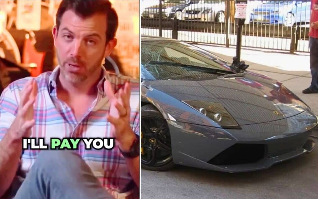 Man offers 6-figure reward to help him find rare Lambos