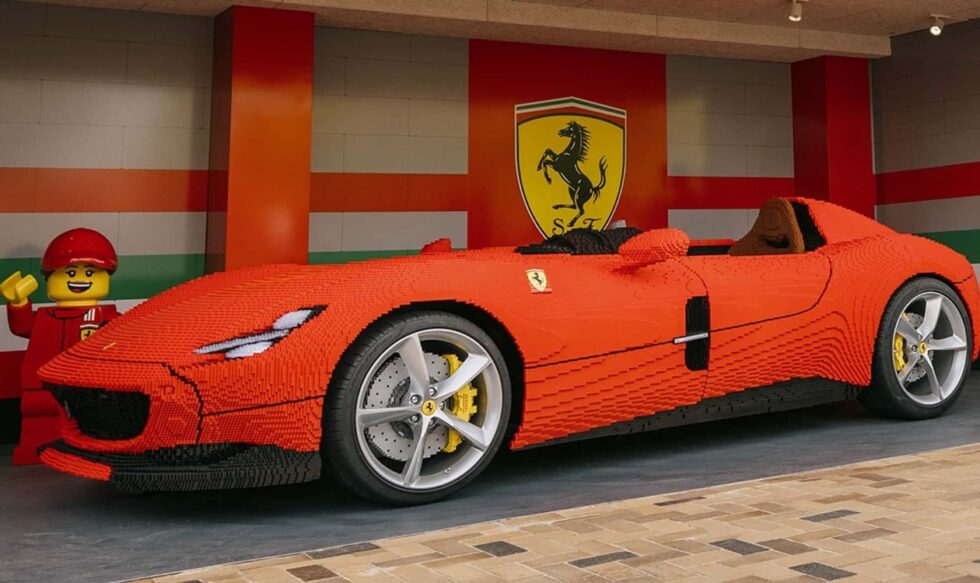 You can now build your own full-size Lego Ferrari