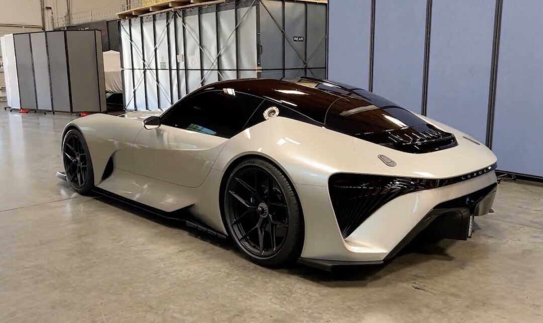 Exclusive unboxing of the all-electric Lexus LFA successor – Supercar Blondie