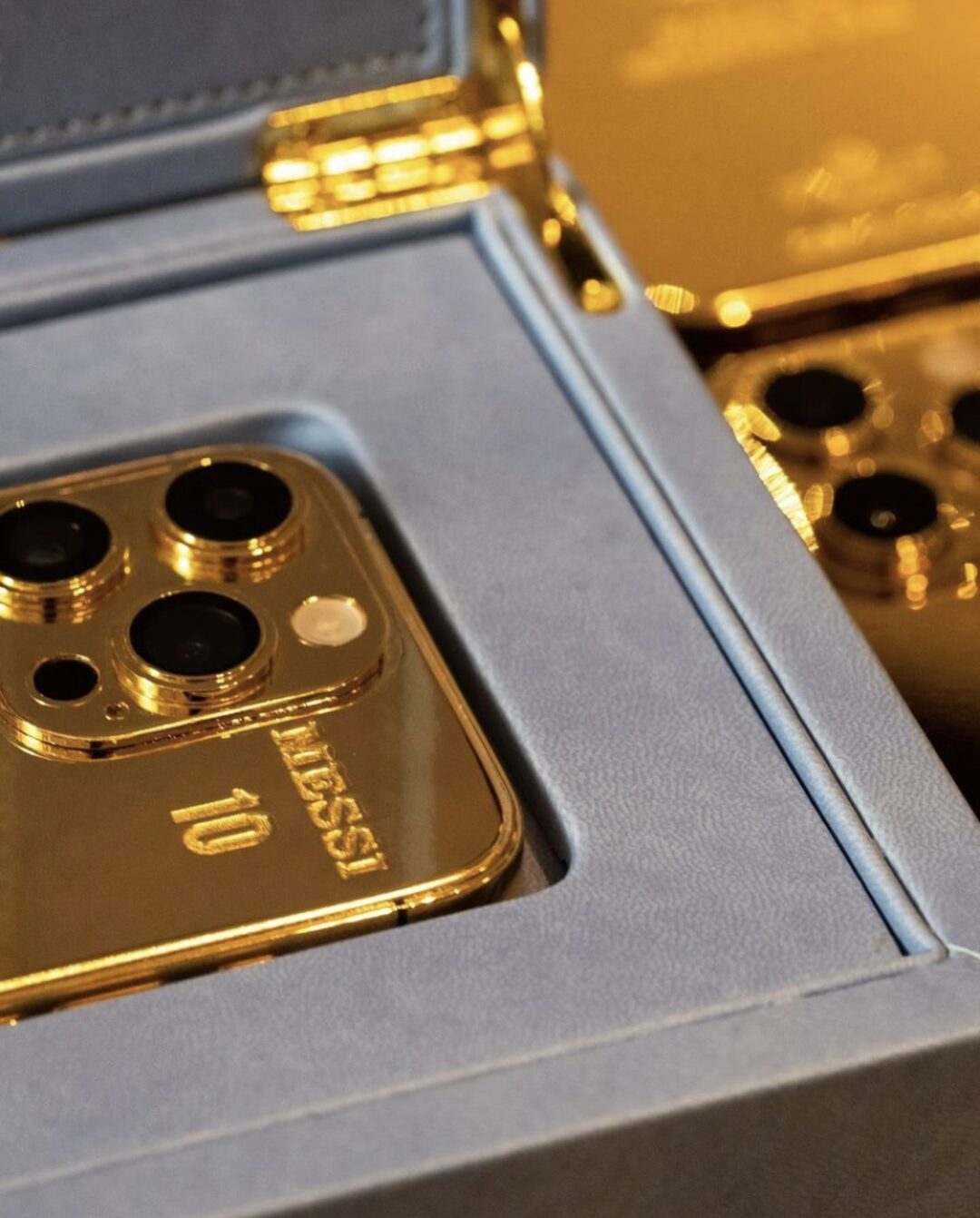 Lionel Messi spent over $200k on gold iPhones