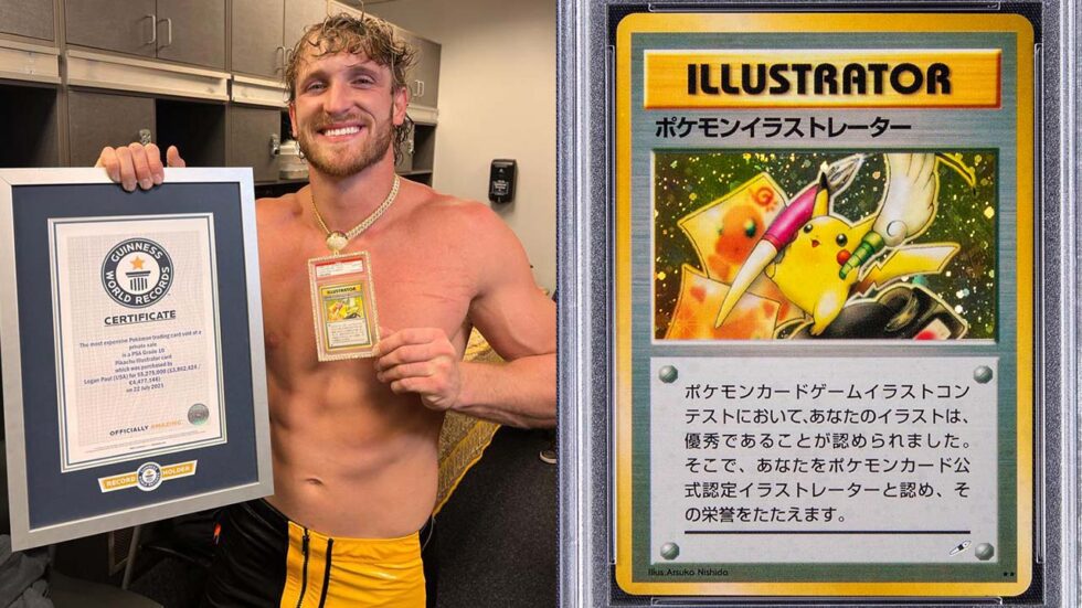Logan Paul Has Turned The Most Expensive Pok mon Card In The World Into