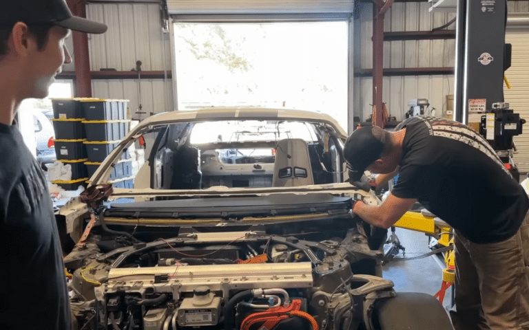 Man creates Cybercat - Dodge Hellcat body on a Tesla Model S