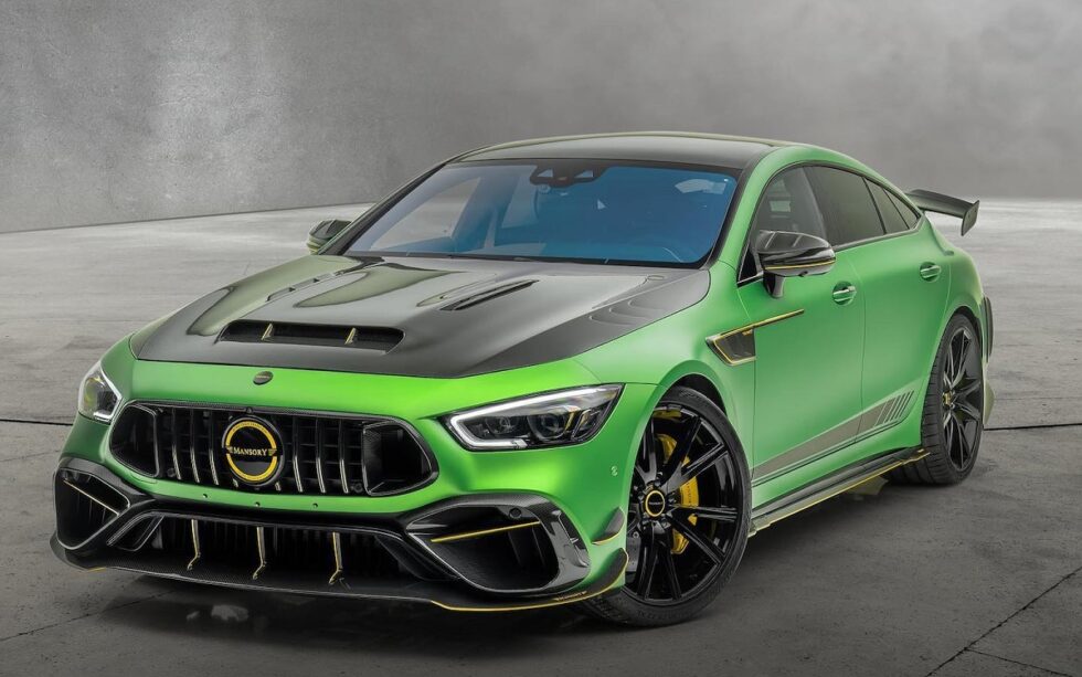 The Mansory AMG GT hybrid is greener than ever, literally